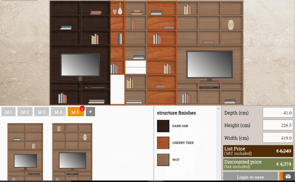sololibrerie custom furniture - Orion Origin