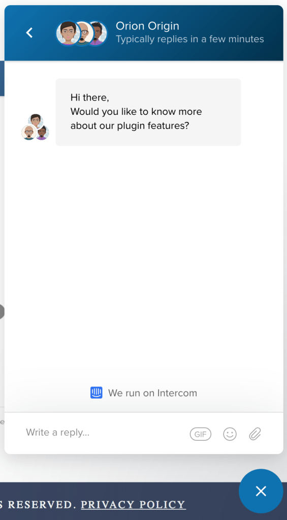 intercom - Orion Origin