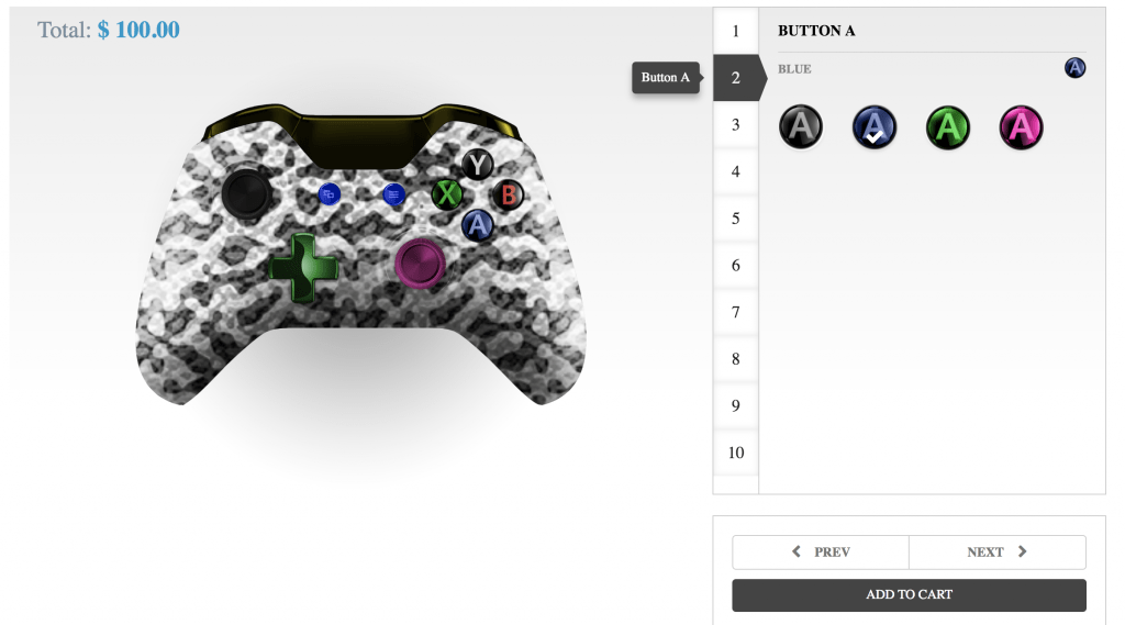 Building custom PS and Xbox controllers with Woocommerce Product ...