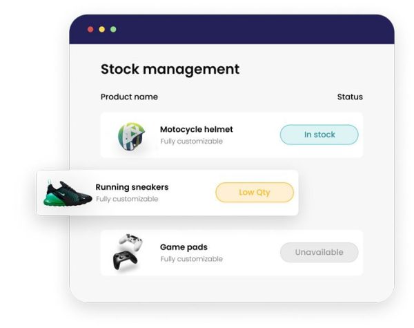 Stock-managment - Orion Origin